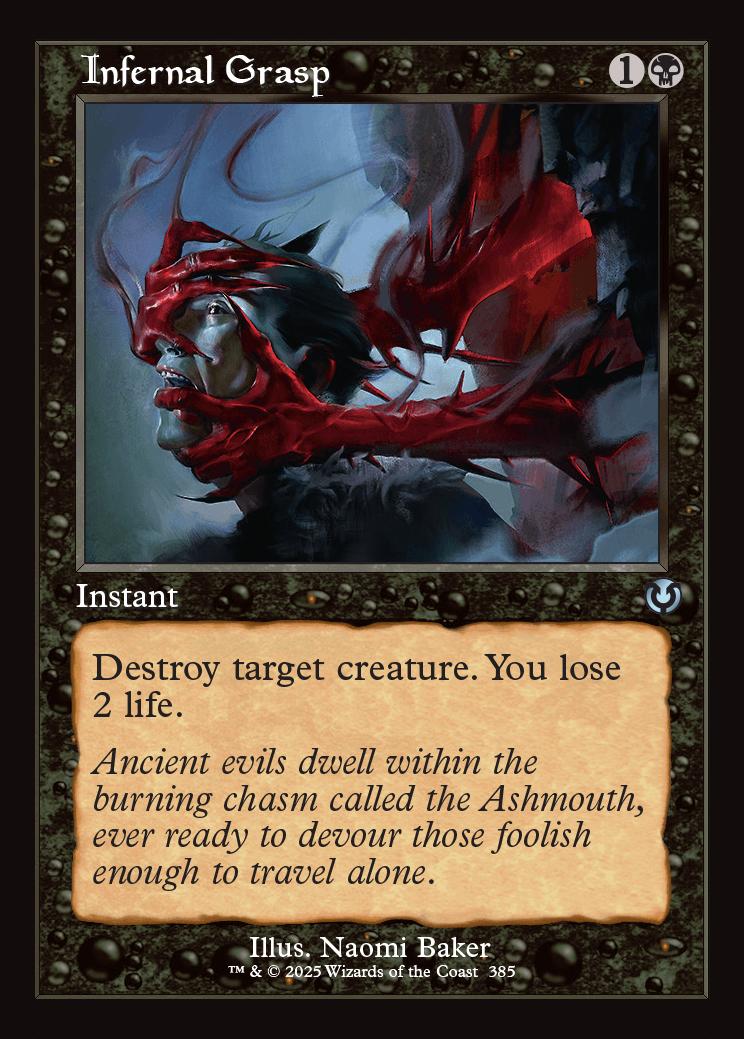 Infernal Grasp | Innistrad Remastered Variants Foil | Card Kingdom