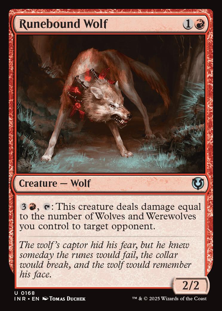 Runebound Wolf | Innistrad Remastered | Card Kingdom