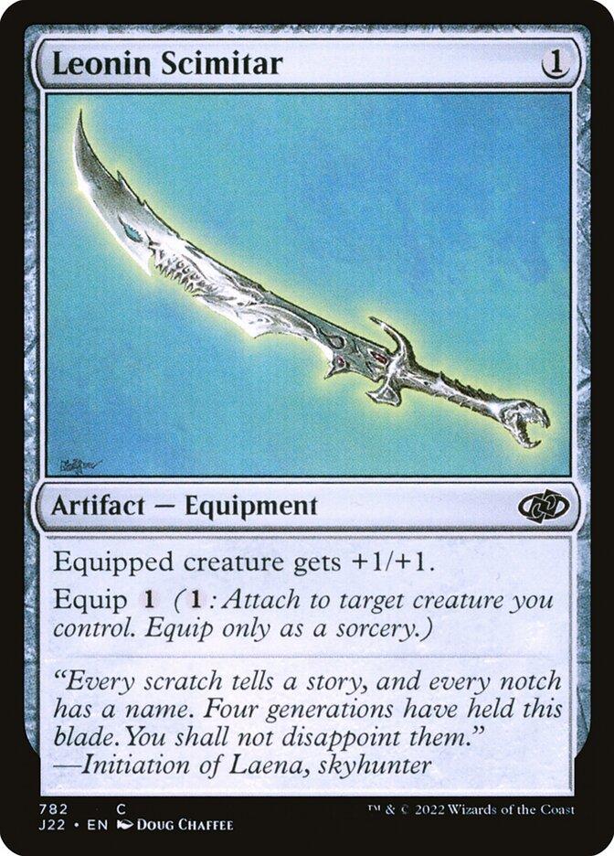 Leonin Scimitar | Jumpstart 2022 | Card Kingdom