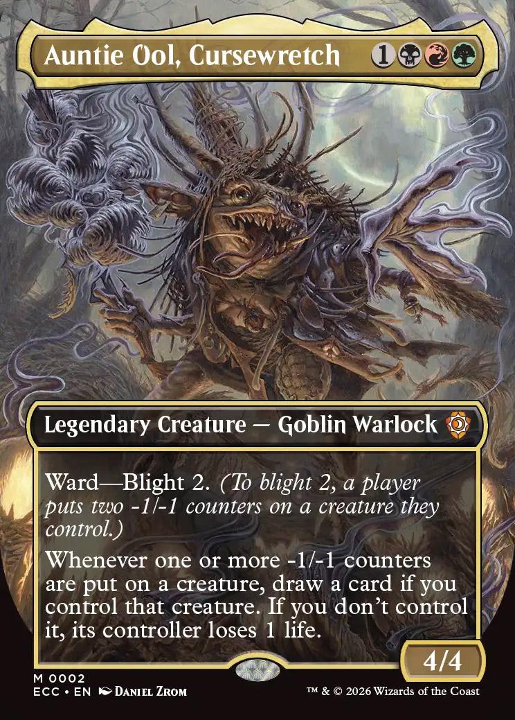 Auntie Ool, Cursewretch | Lorwyn Eclipsed Commander Decks Variants ...