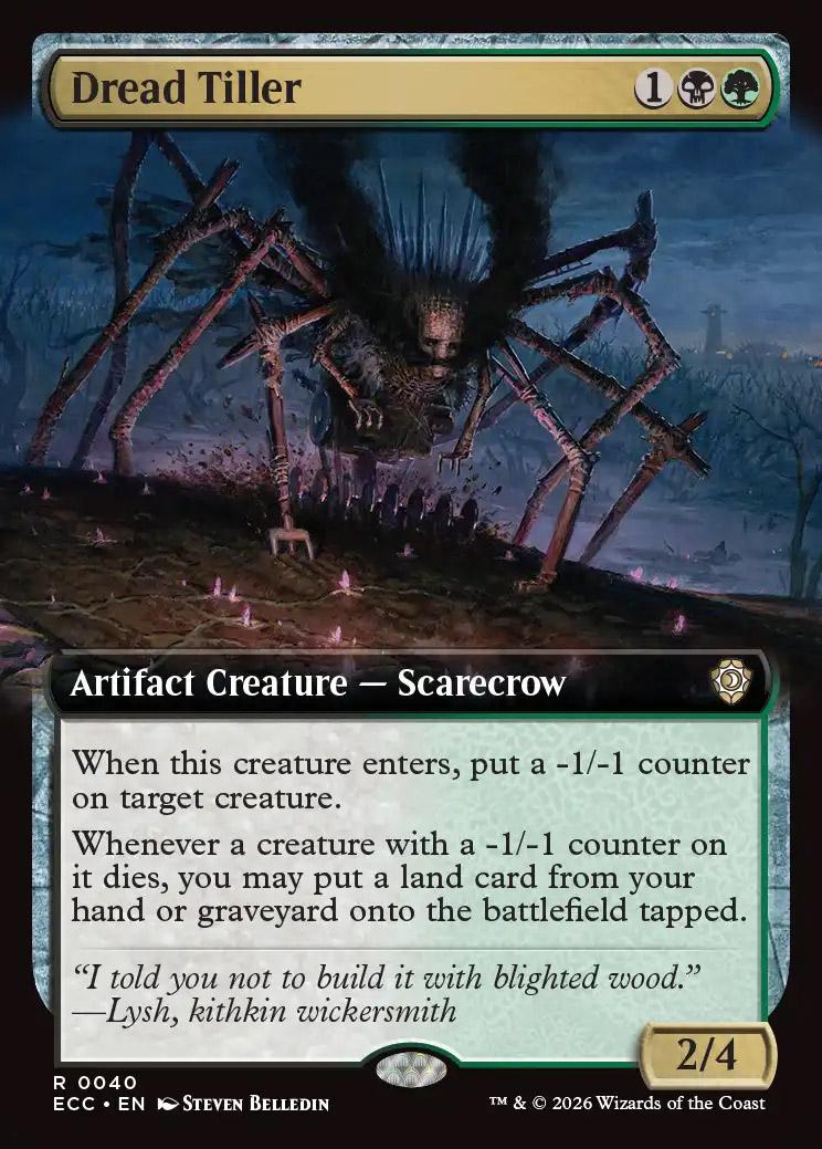 Dread Tiller | Lorwyn Eclipsed Commander Decks Variants | Commander ...