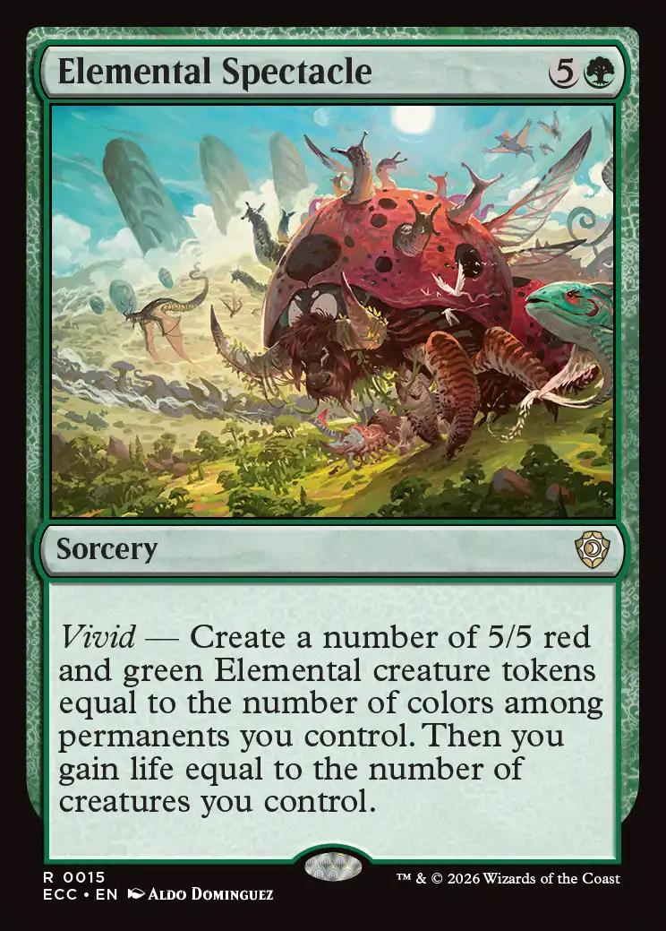 Elemental Spectacle | Lorwyn Eclipsed Commander Decks | Commander ...