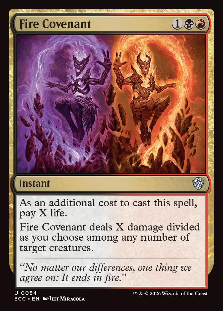 Fire Covenant | Lorwyn Eclipsed Commander Decks | Commander | Card Kingdom