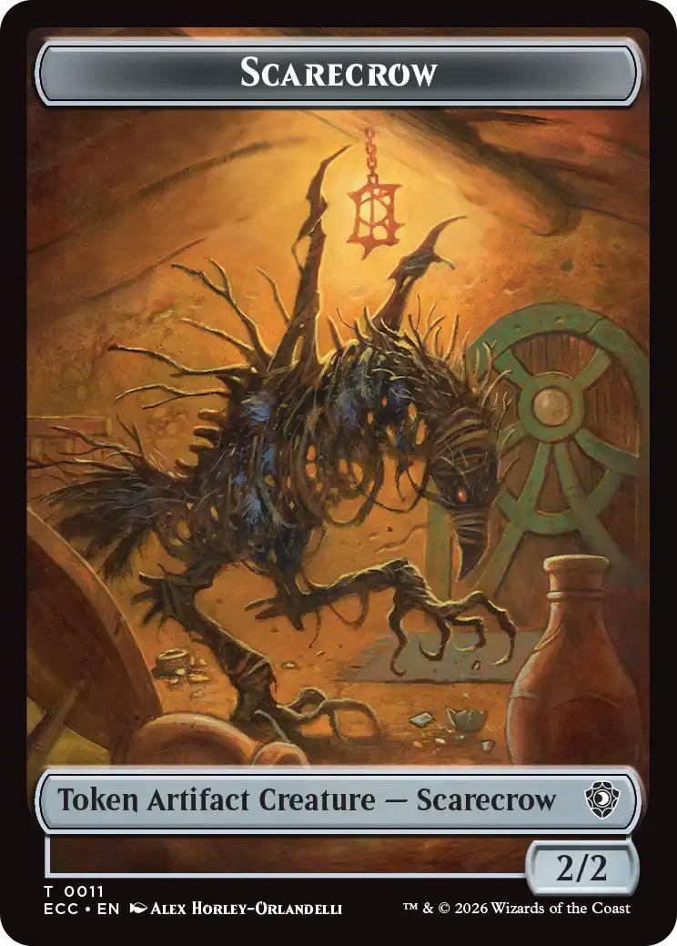 Scarecrow Token // Treasure Token | Lorwyn Eclipsed Commander Decks ...