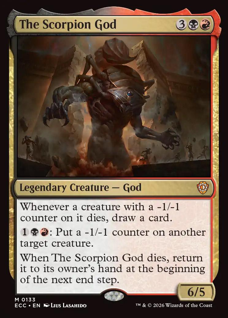 The Scorpion God | Lorwyn Eclipsed Commander Decks | Commander | Card ...
