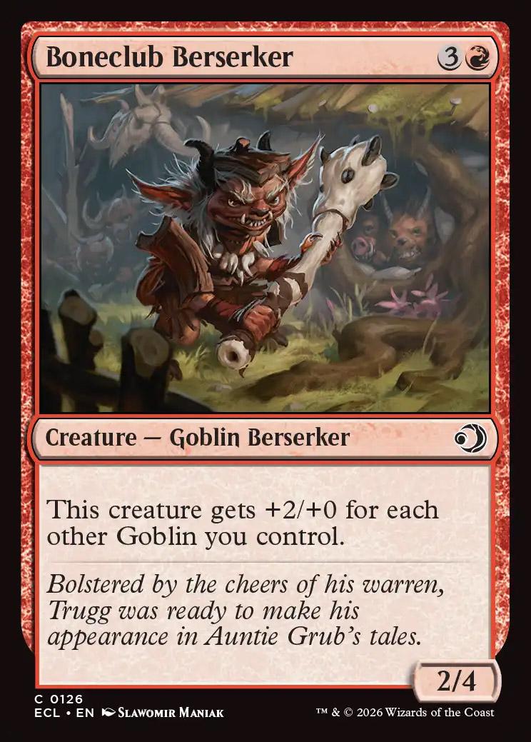 Boneclub Berserker | Lorwyn Eclipsed | Standard | Card Kingdom