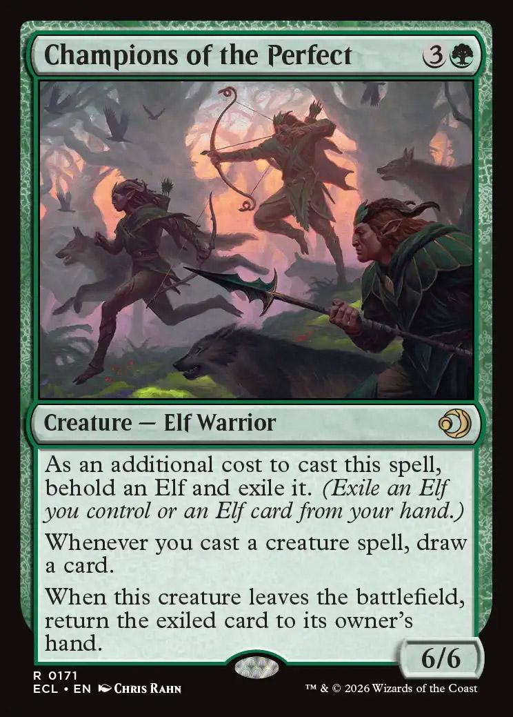 Champions of the Perfect | Lorwyn Eclipsed Foil | Standard | Card Kingdom