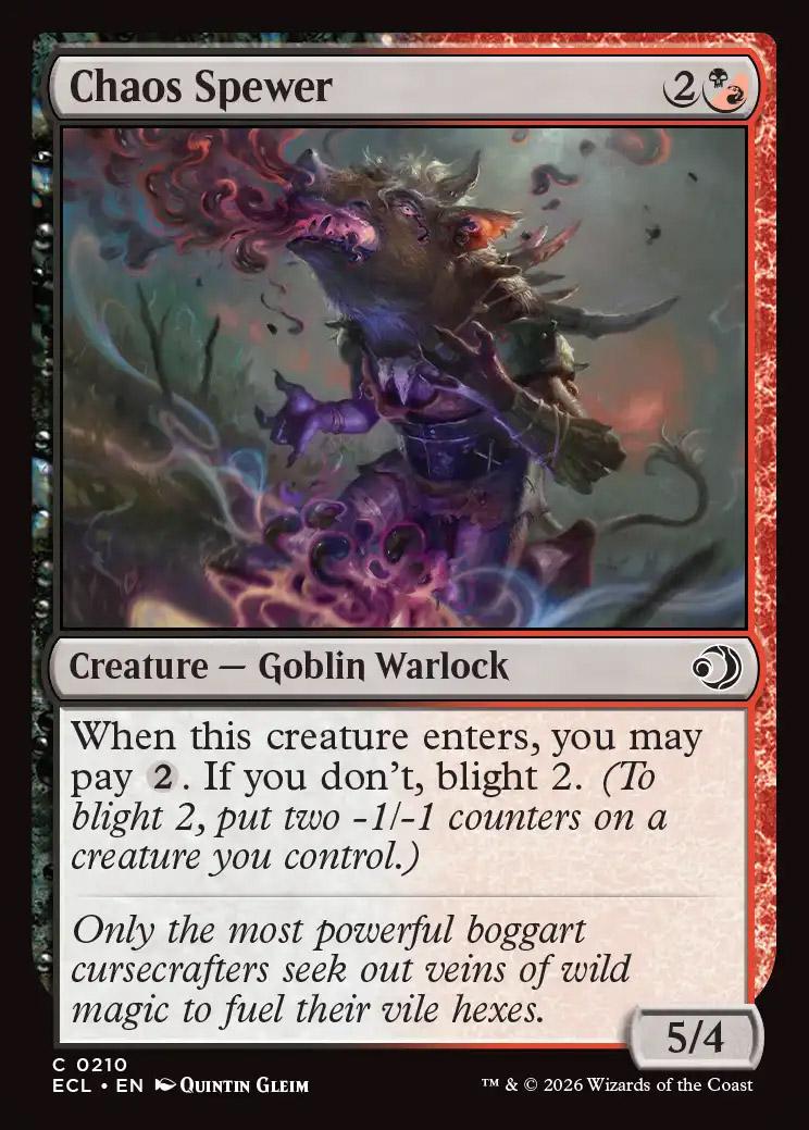 Chaos Spewer | Lorwyn Eclipsed | Standard | Card Kingdom