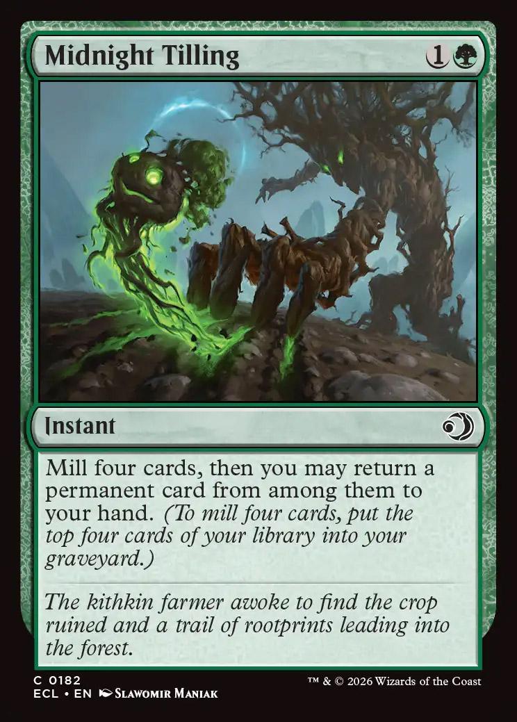 Midnight Tilling | Lorwyn Eclipsed | Standard | Card Kingdom