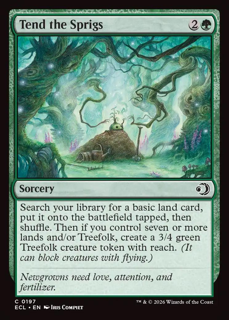 Tend the Sprigs | Lorwyn Eclipsed | Standard | Card Kingdom