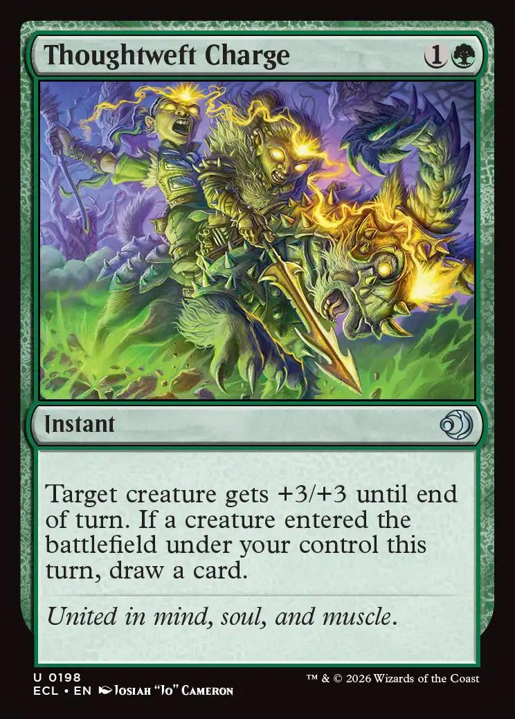 Thoughtweft Charge | Lorwyn Eclipsed | Standard | Card Kingdom
