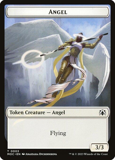 Angel // Demon Token | March of the Machine Commander Decks | Commander ...