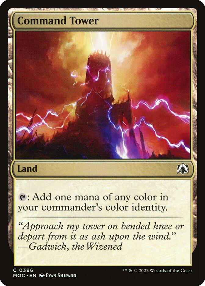 Command Tower | March of the Machine Commander Decks | Commander | Card ...