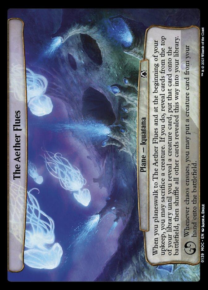 The Aether Flues | March of the Machine Commander Decks | Commander ...