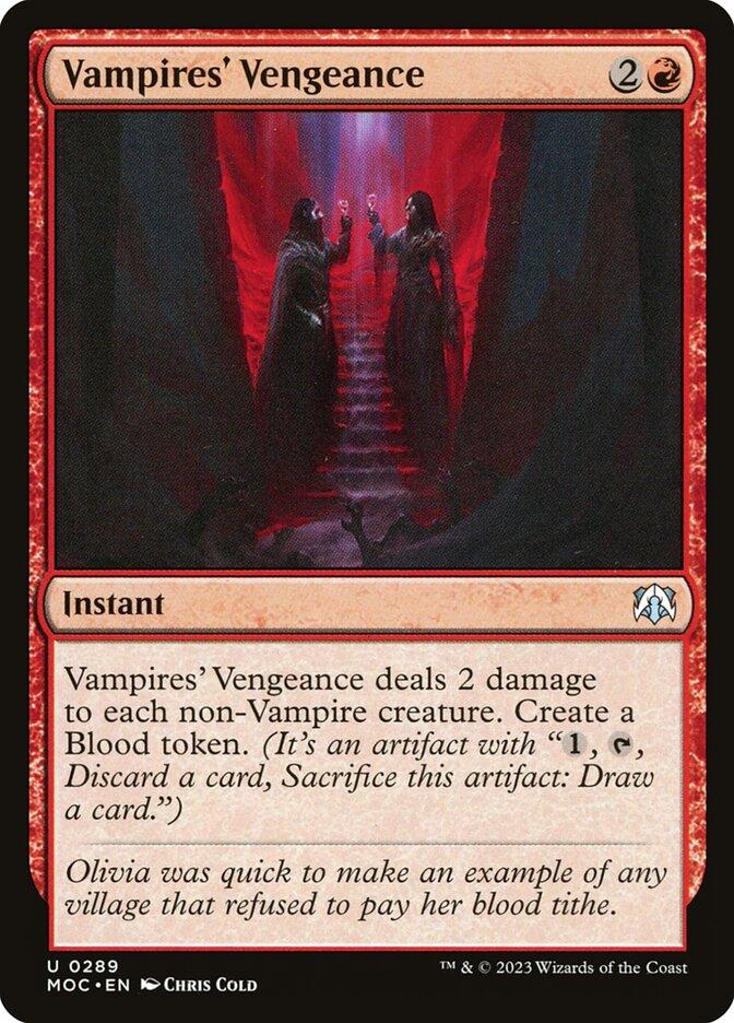 Vampires' Vengeance | March of the Machine Commander Decks | Commander ...