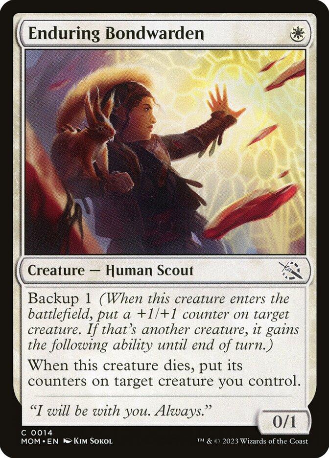 Enduring Bondwarden | March of the Machine | Standard | Card Kingdom