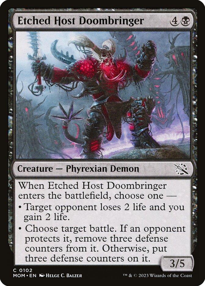 Etched Host Doombringer | March of the Machine | Standard | Card Kingdom