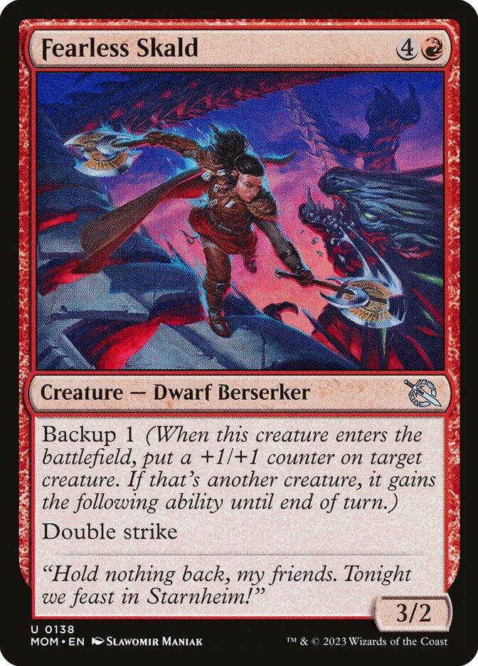 Fearless Skald | March of the Machine | Standard | Card Kingdom