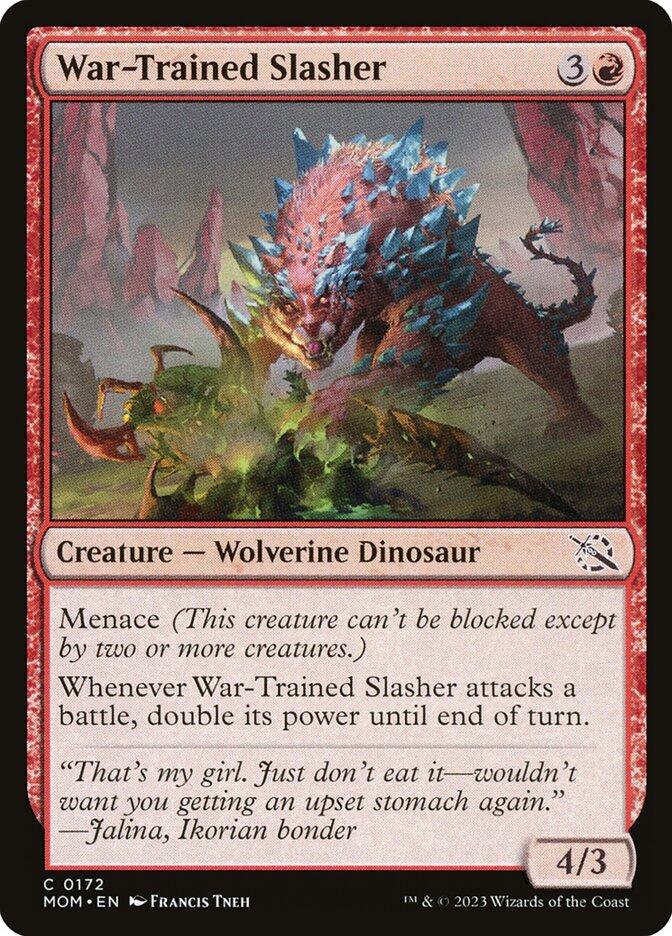 War-Trained Slasher | March of the Machine | Standard | Card Kingdom