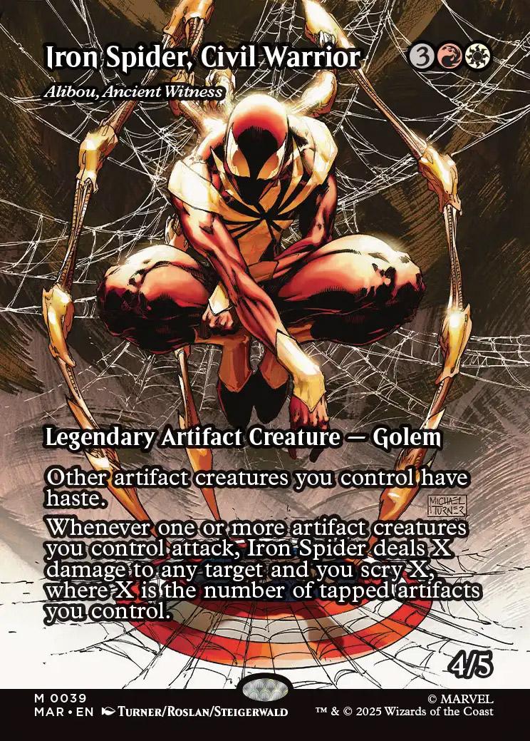 Marvel Eternal-Legal: Alibou, Ancient Witness (Iron Spider, Civil Warrior)