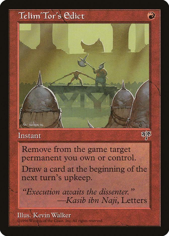 Telim'Tor's Edict | Mirage | Card Kingdom