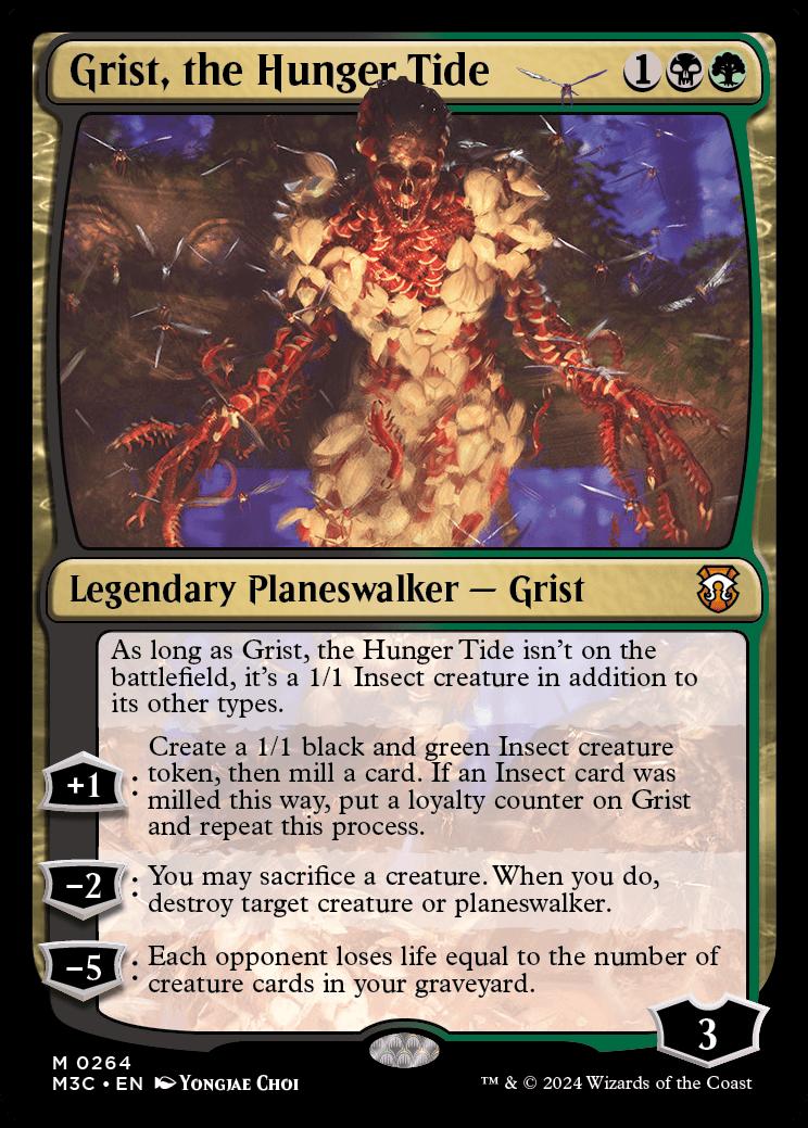 Grist, the Hunger Tide | Modern Horizons 3 Commander Decks | Commander ...