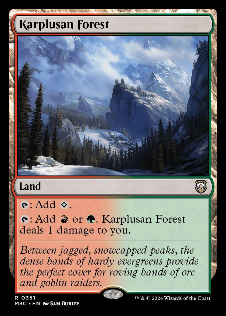 Karplusan Forest | Modern Horizons 3 Commander Decks | Commander | Card ...