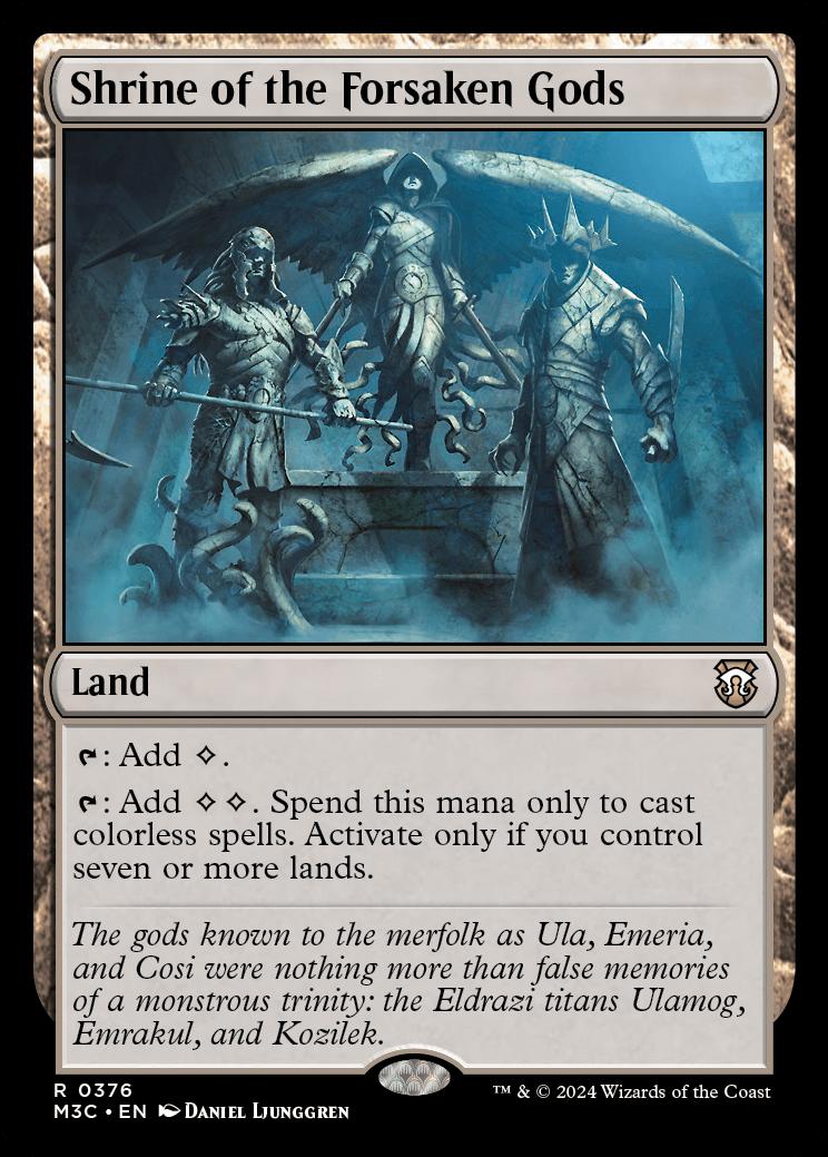 Shrine of the Forsaken Gods | Modern Horizons 3 Commander Decks Foil ...