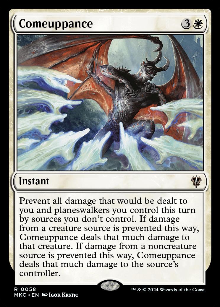 Comeuppance | Murders at Karlov Manor Commander Decks | Commander ...