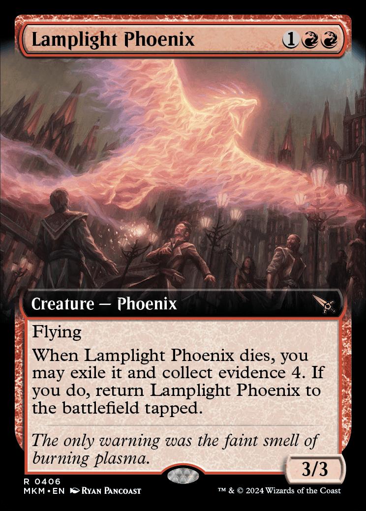 Lamplight Phoenix | Murders at Karlov Manor Variants | Standard | Card ...