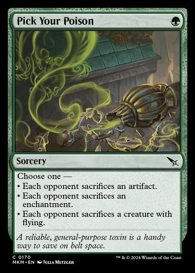 Pick Your Poison | Murders at Karlov Manor | Standard | Card Kingdom