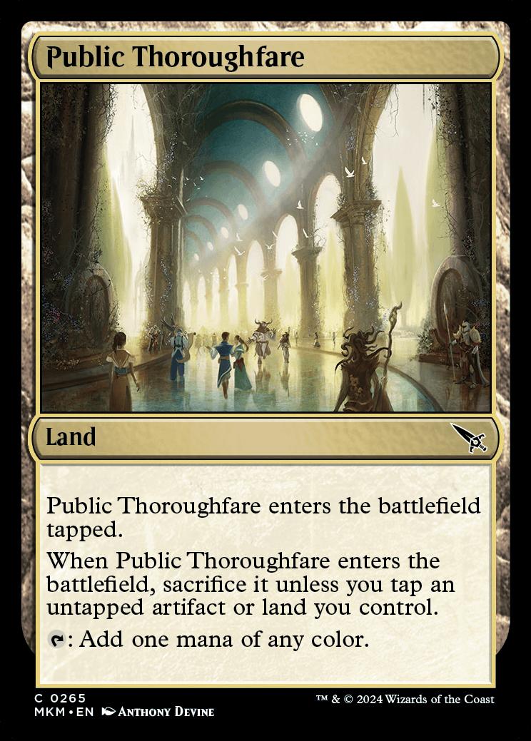 Public Thoroughfare | Murders at Karlov Manor Foil | Standard | Card ...
