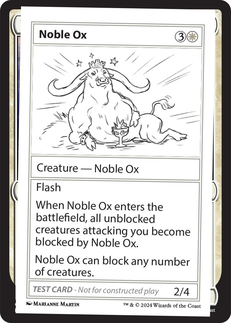 Noble Ox | Mystery Booster 2 | Card Kingdom