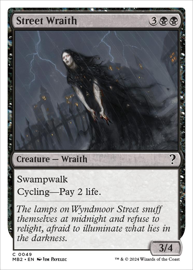 Street Wraith | Mystery Booster 2 | Card Kingdom