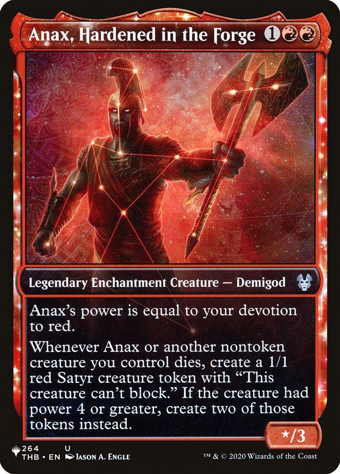 Anax, Hardened in the Forge | Mystery Booster/The List | Card Kingdom