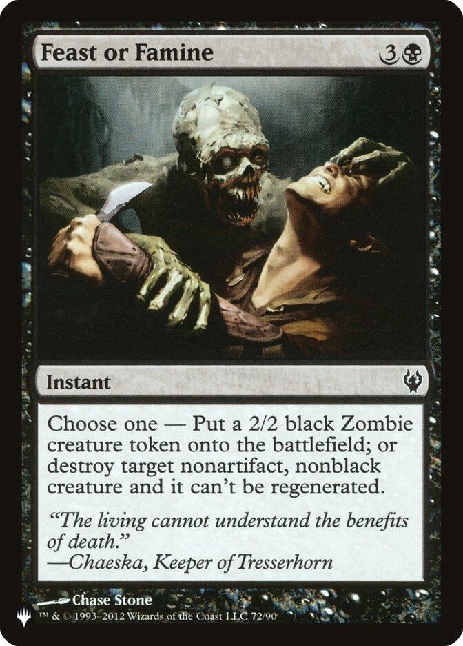 Feast or Famine | Mystery Booster/The List | Card Kingdom