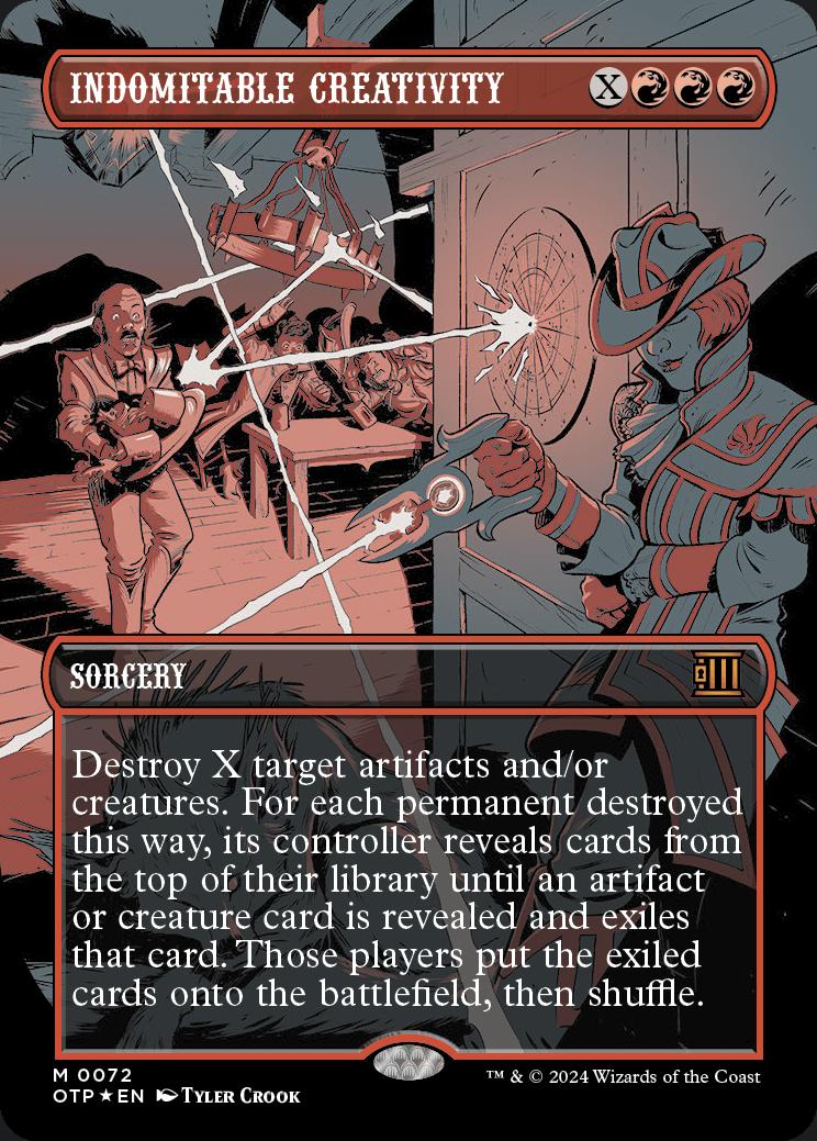 Indomitable Creativity | Outlaws of Thunder Junction Breaking News Foil ...