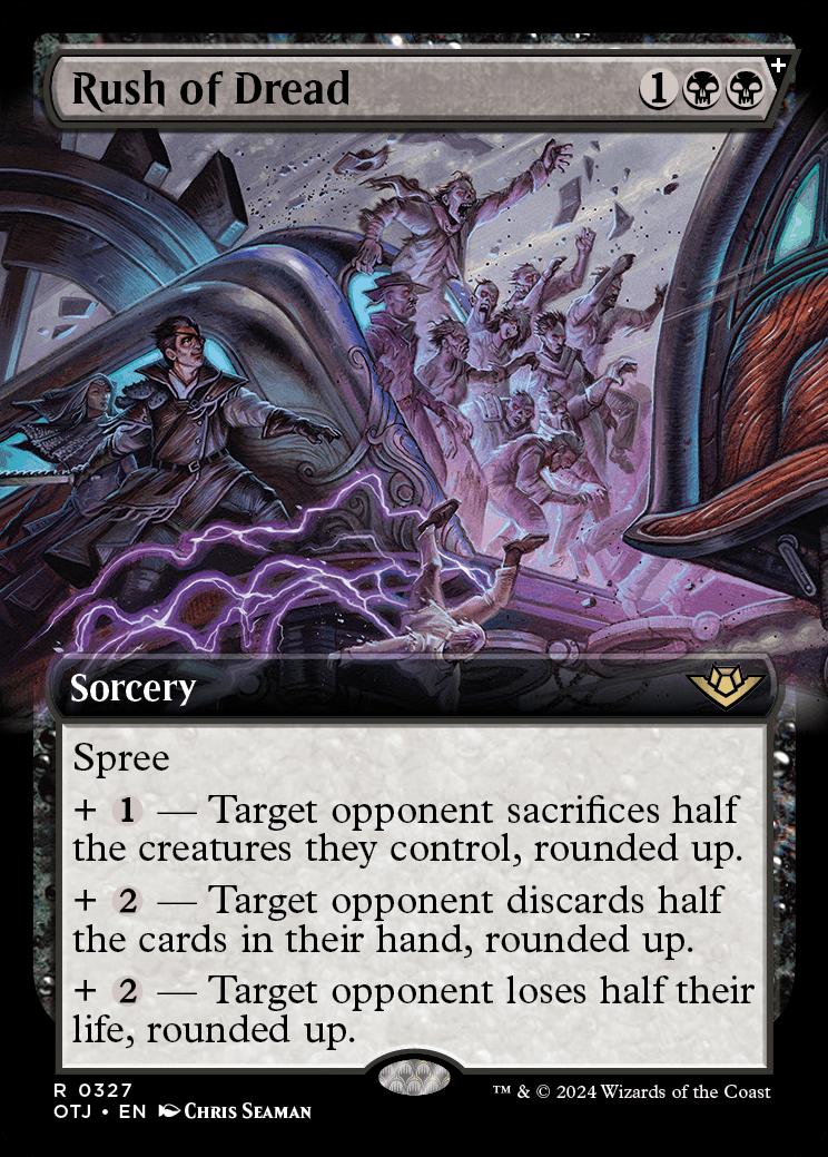 Rush of Dread | Outlaws of Thunder Junction Variants Foil | Standard ...