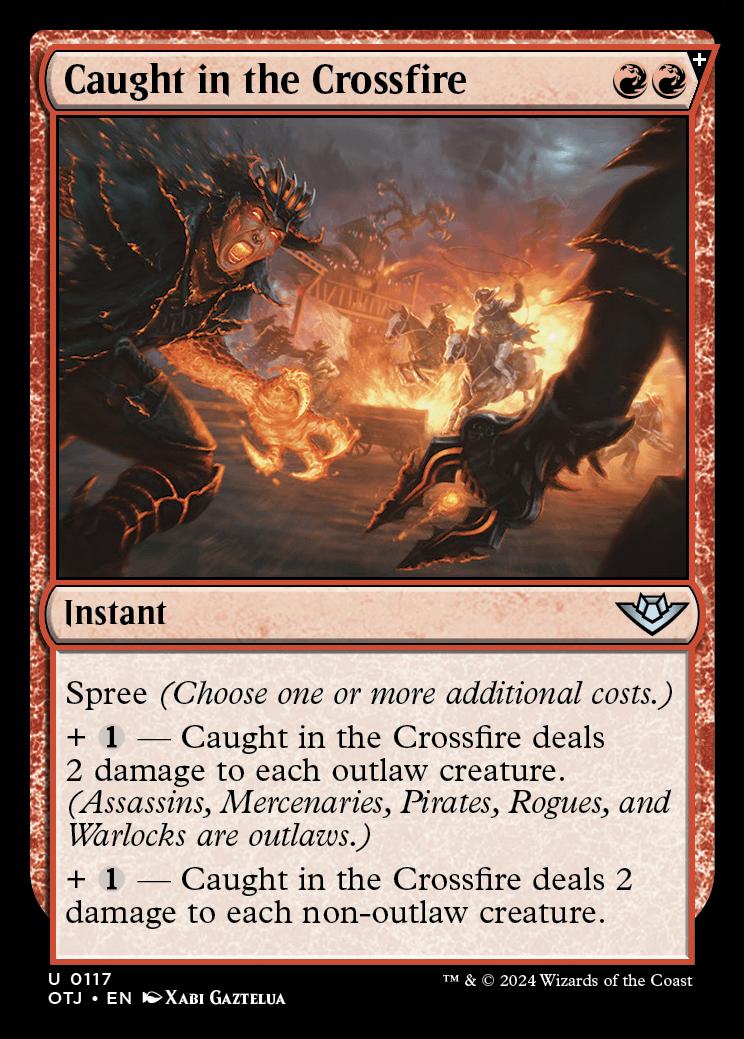 Caught in the Crossfire | Outlaws of Thunder Junction | Standard | Card ...