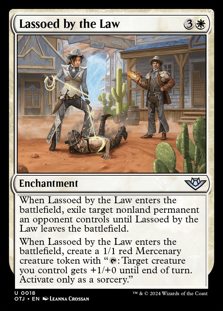 Lassoed by the Law | Outlaws of Thunder Junction | Standard | Card Kingdom
