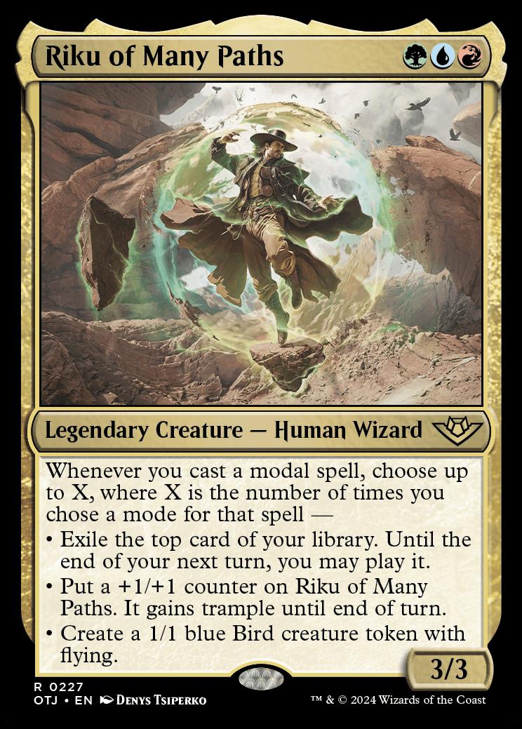 Riku of Many Paths | Outlaws of Thunder Junction | Standard | Card Kingdom