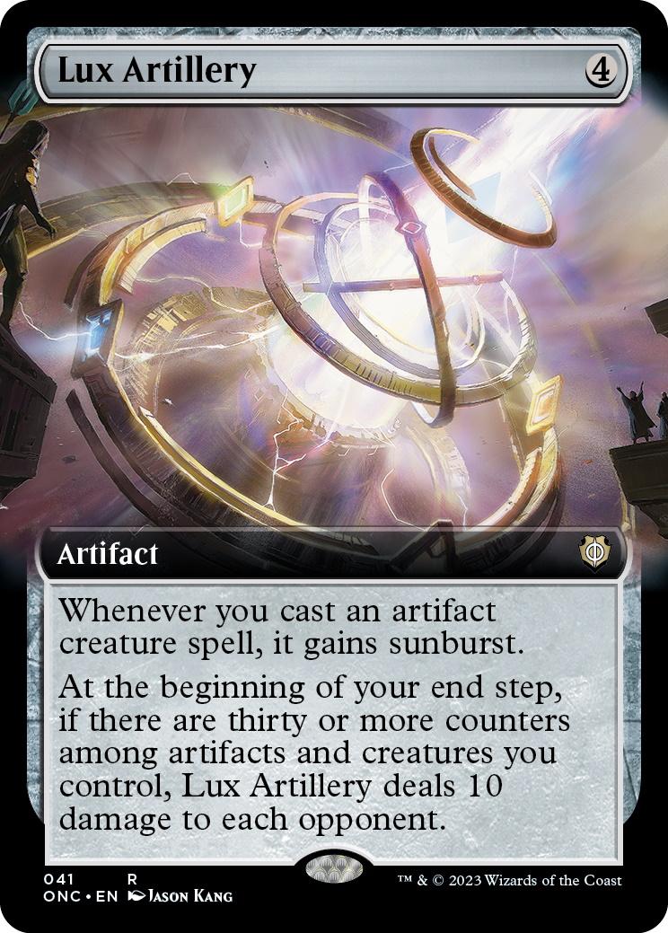 Lux Artillery | Phyrexia: All Will Be One Commander Decks Variants Foil ...