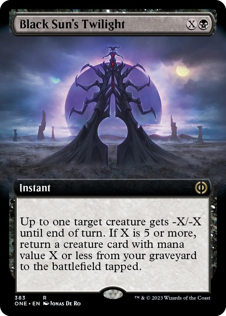 Black Sun's Twilight | Phyrexia: All Will Be One Variants | Standard ...