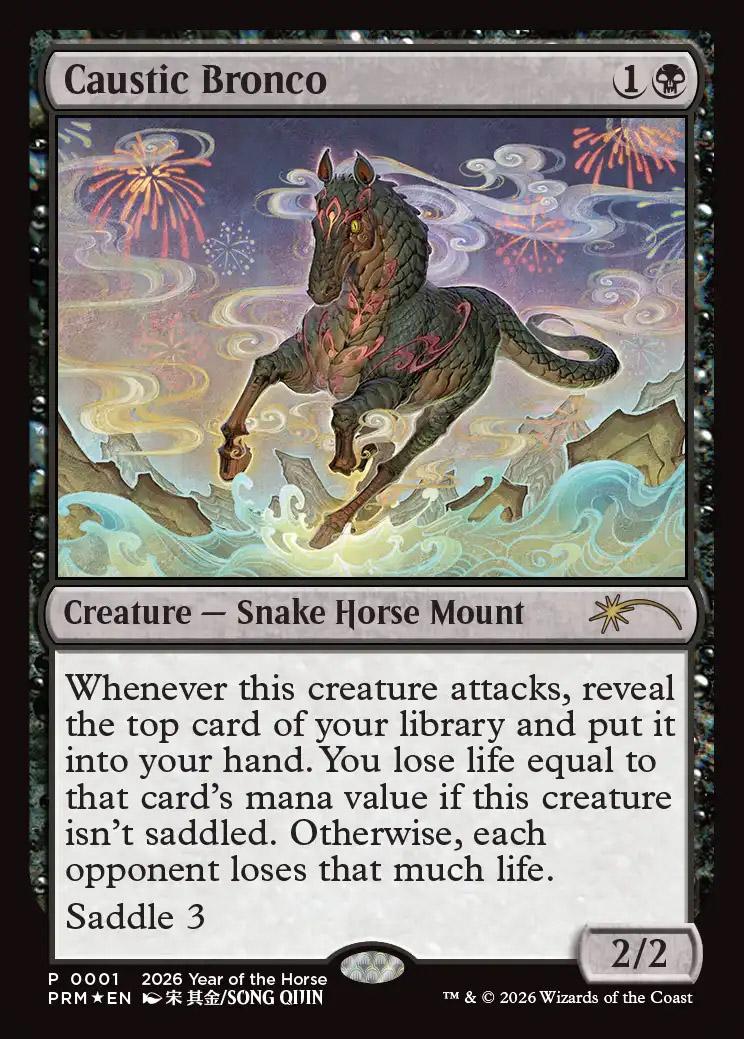 Caustic Bronco | Promotional | Card Kingdom