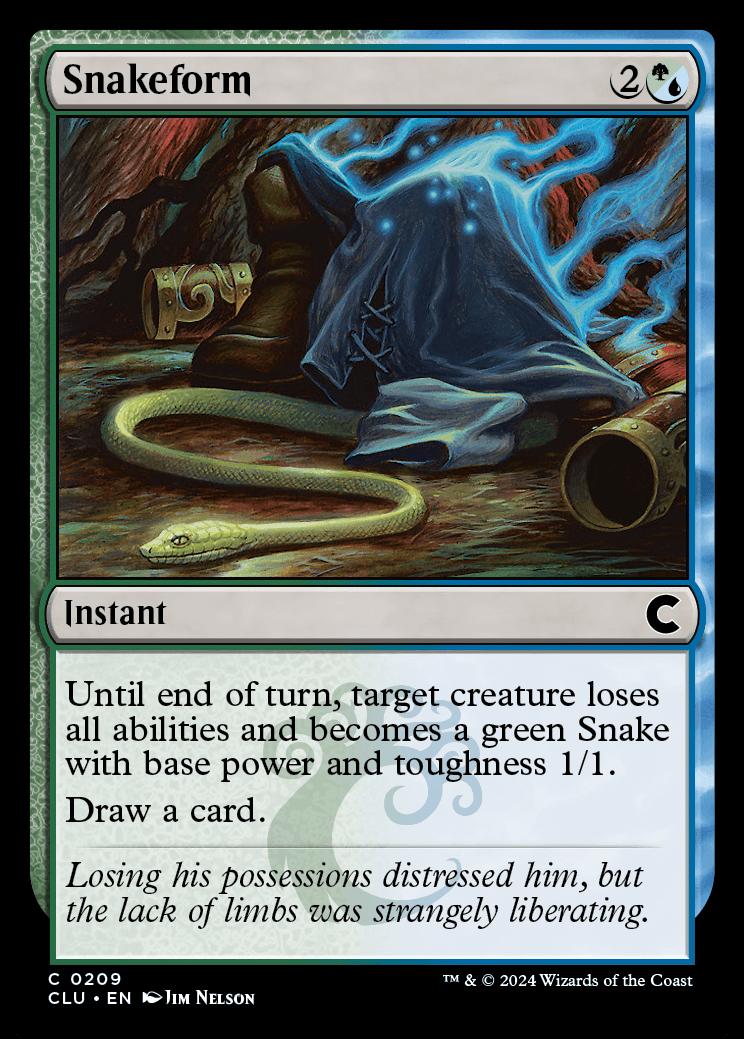 Snakeform | Ravnica: Clue Edition | Card Kingdom