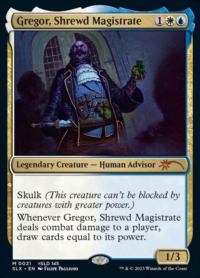 Gregor, Shrewd Magistrate | Secret Lair | Card Kingdom