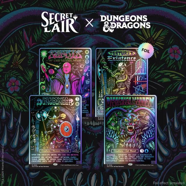 Secret Lair Drop - Secret Lair x Dungeons & Dragons: Black Lights ...