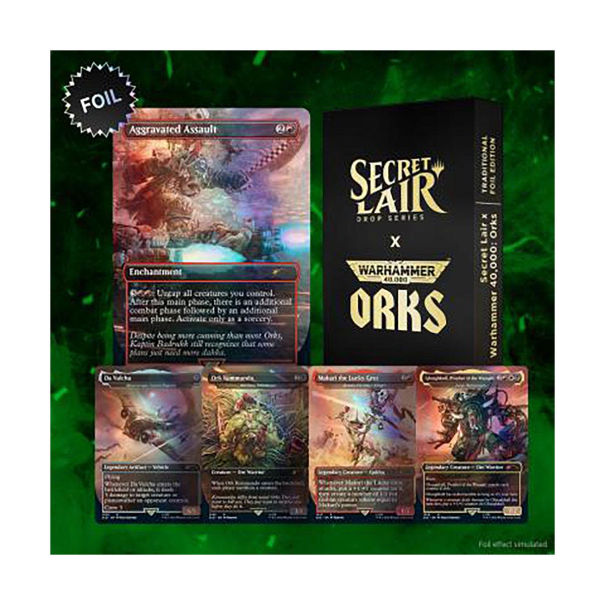 Secret Lair Drop - Secret Lair x Warhammer 40,000: Orks - Foil