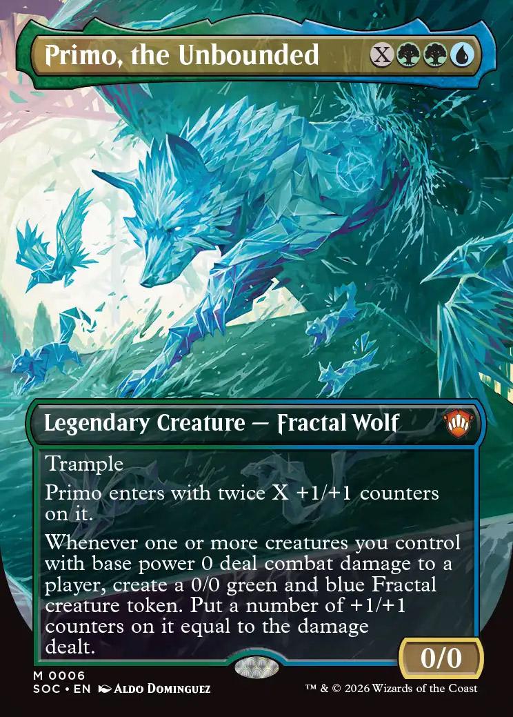 Secrets of Strixhaven Commander Decks Variants Foil: Primo, the ...