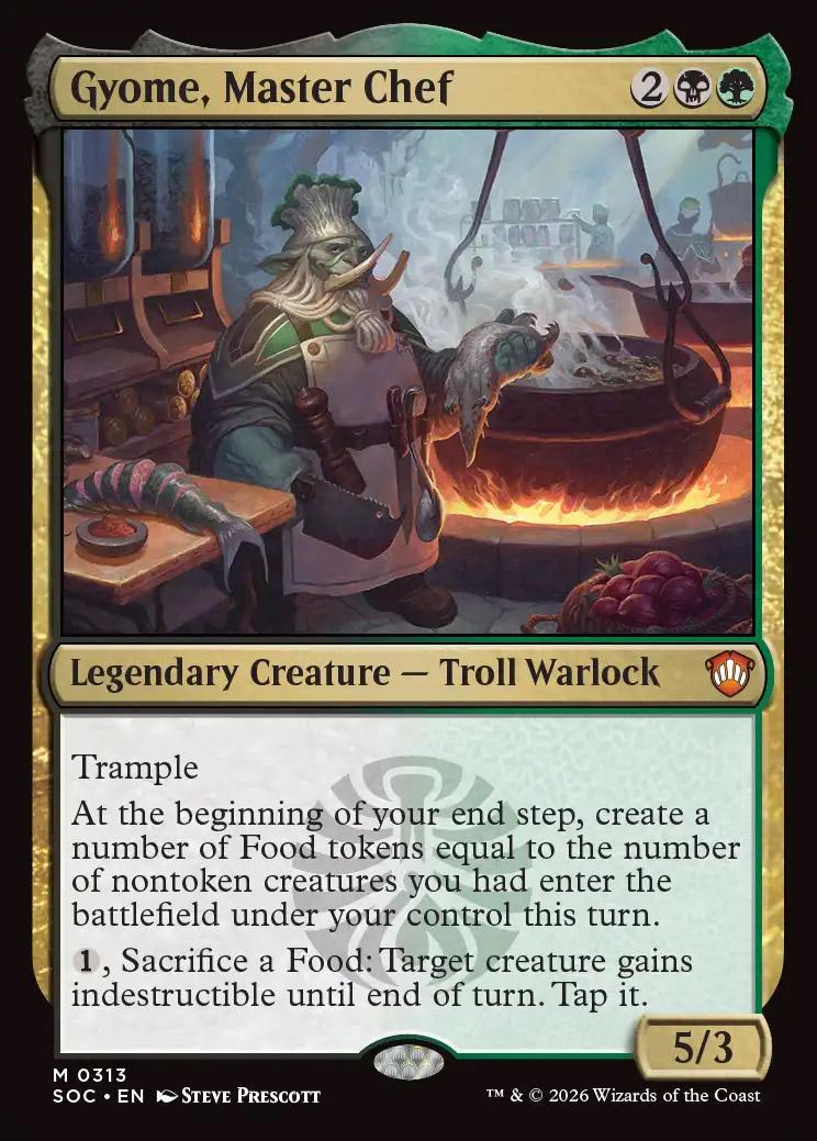 Secrets of Strixhaven Commander Decks: Gyome, Master Chef